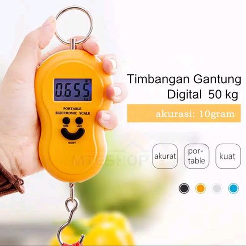 Jual Timbangan Gantung Digital Timbangan Digital Cover 50Kg Portable ...