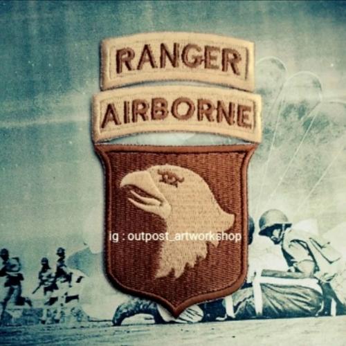 Jual Patch 101st Airborne Division Tab Ranger US Army DCU Desert - Kab ...