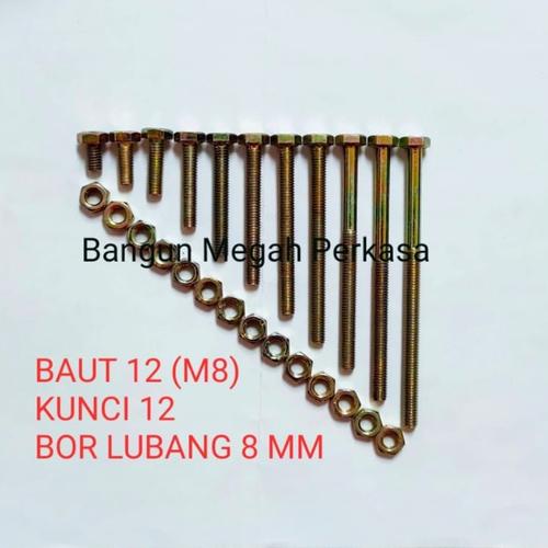 Jual Baut Mur M8x150 / Baut 12 Panjang 15 cm - Kota Bandung - Bangin ...