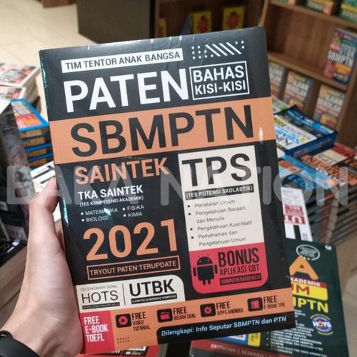 Jual BUKU PATEN SBMPTN SAINTEK 2021 BAHAS KISI KISI ORIGINAL - Kota ... Jual BUKU PATEN SBMPTN SAINTEK 2021 BAHAS KISI KISI ORIGINAL - Kota ...