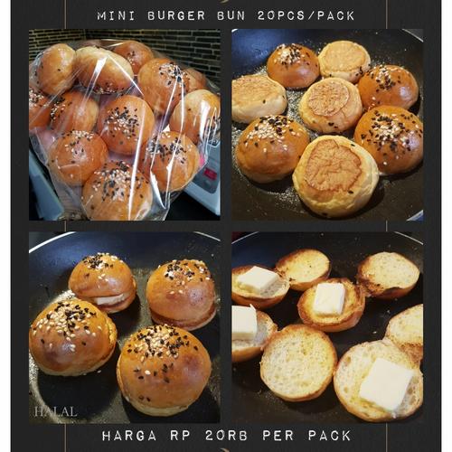 Jual Mini Burger Bun 20pcs per pack - Jakarta Timur - BGLK Bakery ...
