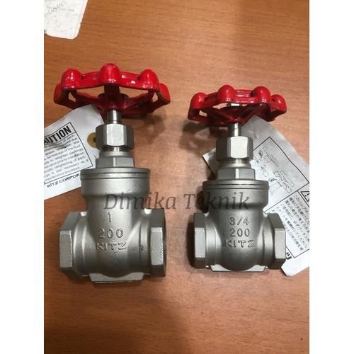 Jual Gate valve Kitz SS 304 1” inch / gate valve Stainless steel ...