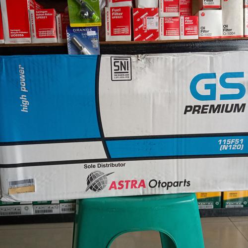Jual Aki Truk/ Genset/ GS Astra Premium N120/ GS basah N 120/ GSN120 ...