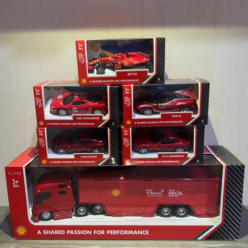 Jual Ferrari Scuderia Shell F1 official merchandise set original ...