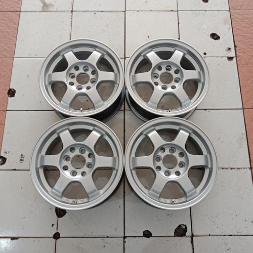 Jual Velg volk rays te37 ring 14 pcd 4x100/114 cocok untuk brio agya ...