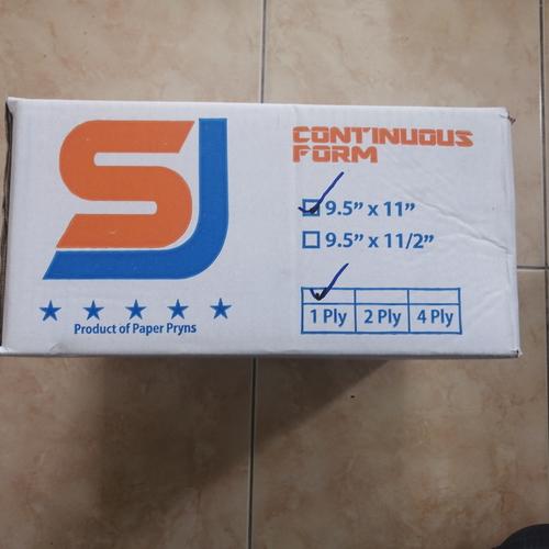 Jual KERTAS CONTINUOS FORM 1 Ply 9,5 x 11 -SJ Premium - Jakarta Barat ...