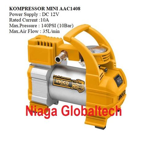 Jual INGCO AAC1408 KOMPRESOR MINI KOMPRESOR ANGIN POMPA BAN COMPRESSOR ...