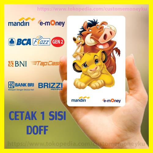 Jual KARTU EMONEY MANDIRI BCA GEN 2 BNI BRI ANIME THE LION KING SIMBA ...