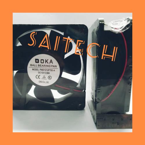 Jual Fan Panel OKA 12cm Ball Bearing DC 12v Kipas Pendingin Cooling ...