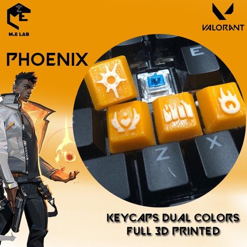 Jual Valorant Keycaps Phoenix Dual Color Set - 9.41 - Kota Medan - ME ...