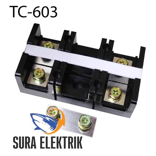 Jual Terminal Block TC-603 3 Pole 60A - Kota Surabaya - Sura Elektrik ...