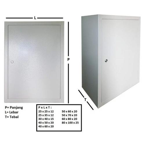 Jual MASKO Box Panel 400x300x150 Kotak Panel Listrik Plat Besi Kunci ...