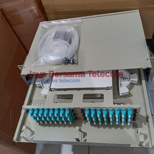 Jual OTB Rack Sliding 96 Core LC-LC Duplex OM3 Multimode + Adapter Saja ...