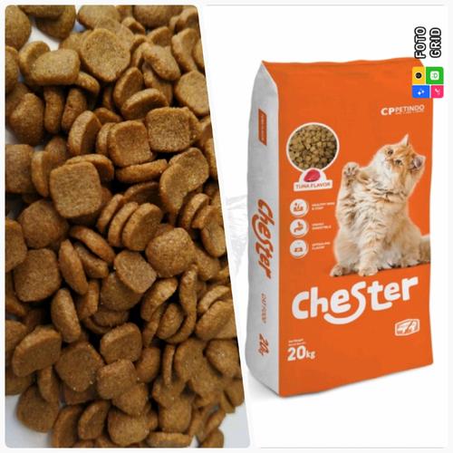 Jual MAKANAN KUCING CHESTER TUNA 20 KG -(GRAB)- CHESTER CAT FOOD TUNA ...