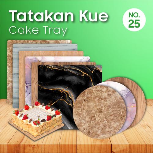Jual Tatakan Kue - Alas Kue - Cake Board - Cake Tray - No. 25 - Bulat ...