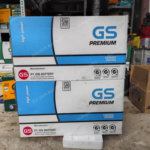 Jual AKI 190H52/N200 GS ASTRA PREMIUM 200 AMPER ALAT BERAT, BUS, DUMP TRUCK - Jakarta Utara ...