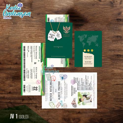 Jual Blanko Undangan Pernikahan java card 01 Gold - Kota Medan - Kedai ...