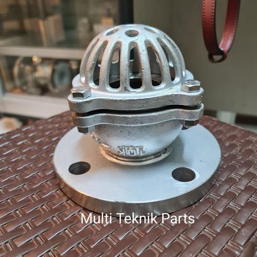 Jual Foot Valve Stainless Flange Jis 10k 2 1/2" inch /Foot Valve SS304 ...