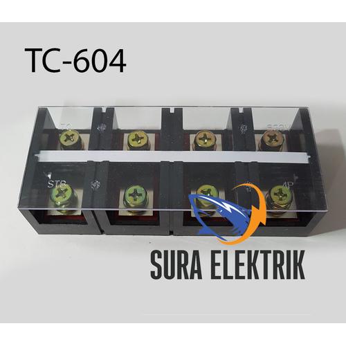 Jual Terminal Block TC-604 4 Pole 60A - Kota Surabaya - Sura Elektrik ...