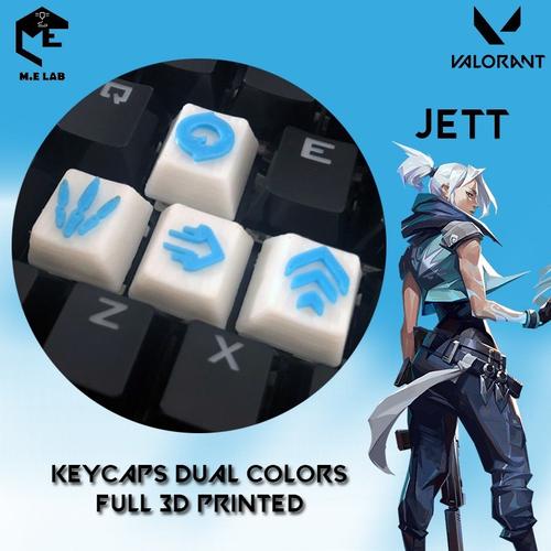 Jual Valorant Keycaps Jett Dual Color set - 9.41 - Kota Medan - ME Lab ...