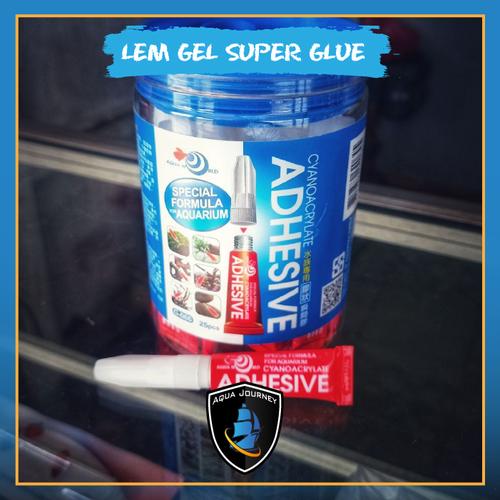 Jual Lem Gel Super Glue Tanaman Aquascape / CYANOACRYLATE / AQUAWORLD / LEM - Kab. Malang - Aqua ...