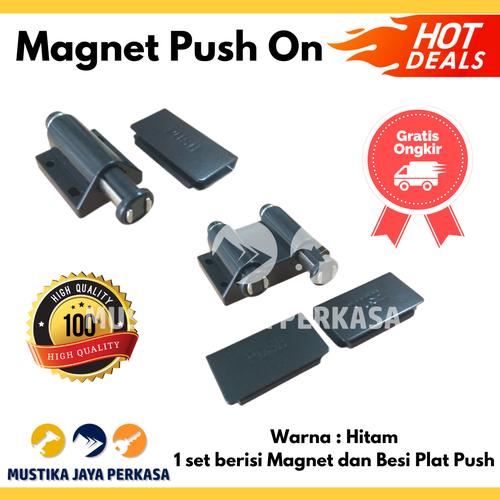Jual Magnet Single Magnet Double Push Kunci Magnet Lemari Kaca Push ...