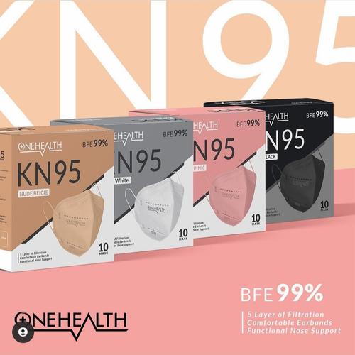 Promo Masker KN95 5-ply Onehealth Medis / Masker Medis KN95 Tebal ...