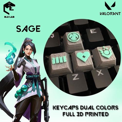 Jual Valorant Keycaps Sage Dual Color Set - 9.41 - Kota Medan - ME Lab ...