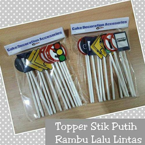 Jual Hiasan Tusukan Kue Cake Topper Rambu Lalu Lintas - Jakarta Pusat ...
