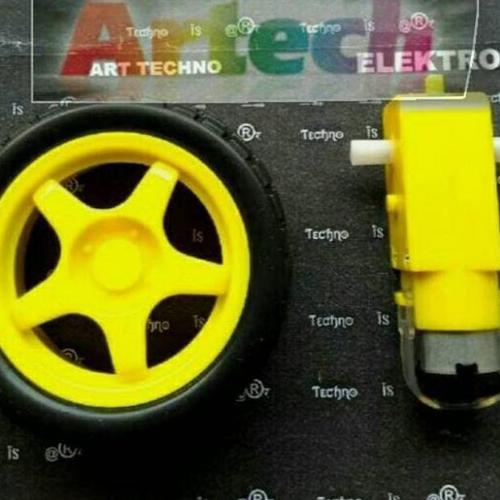 Jual motor dc gearbox + ban robot arduino uno dll - Jakarta Barat - hj ...