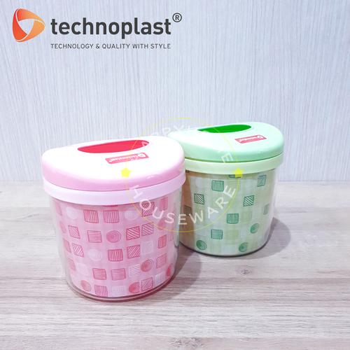 Jual TECHNOPLAST Double Wall Round Tissue Box / Tempat Tissue Bulat ...