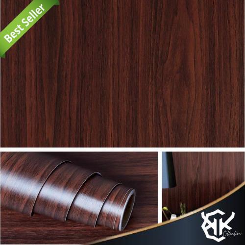 Jual Wallpaper Dinding Motif Kayu 45cm x 100cm Wallpaper Kayu Coklat ...
