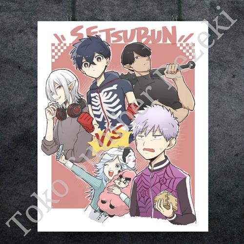 Jual Poster Foto Kemono Jihen Kusaka Kabane Shiki Full Lukisan Canvas ...