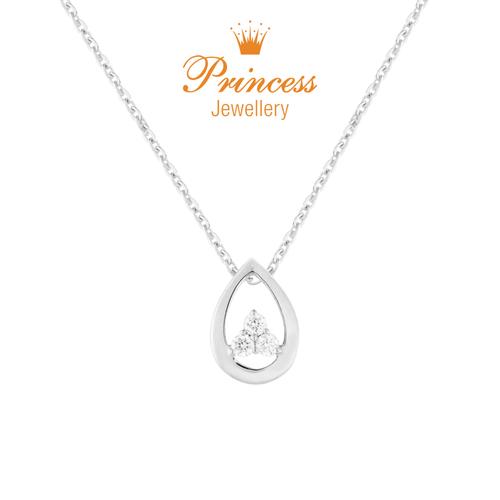 Promo Liontin Berlian Pear Shape Princess Jewellery - Rose Gold Cicil 0 ...