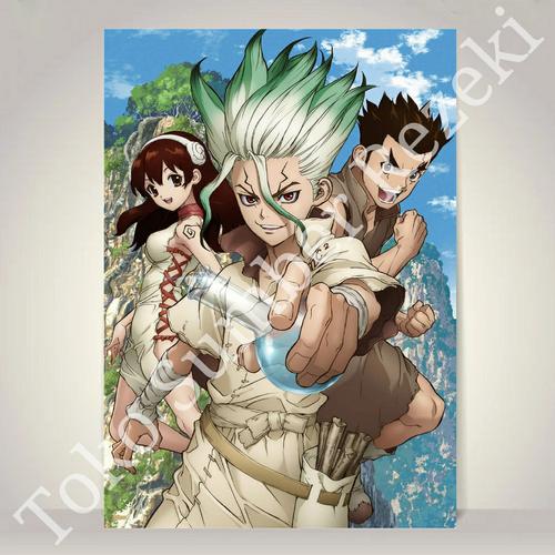 Jual Poster Figure Dr. Stone Azura Senkuu Kohaku Dekorasi Full Kanvas Paper - 48×33 - Jakarta ...