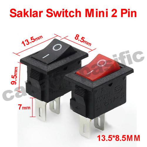 Jual Saklar Switch Mini 2 Pin On Off Hitam - Hitam - Jakarta Pusat ...