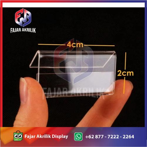 Jual name tag holder/label harga - 4*2cm - Kota Tangerang - Fajar ...