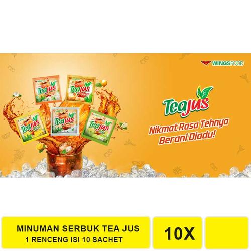 Jual TEA JUS MINUMAN SERBUK TEH ANEKA RASA (1 RENCENG ISI 10 SACHET ...