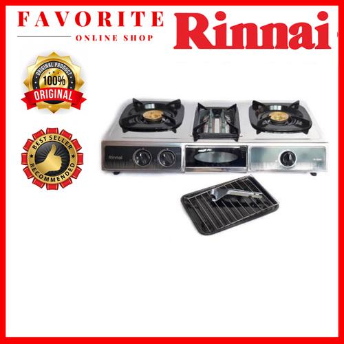 Jual KOMPOR GAS RINNAI RI 524 E ORIGINAL KOMPOR 2 TUNGKU RI-524E RI524E ...