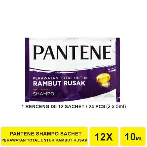 Jual SHAMPO PANTENE SACHET 1 RENCENG ISI 12 SACHET - PANTENE UNGU ...