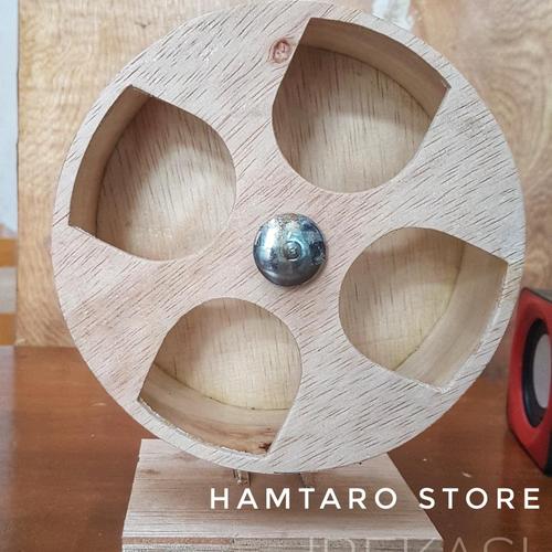 Jual roda hamster wheel hamster kayu / kincir hamster kayu - Kota ...