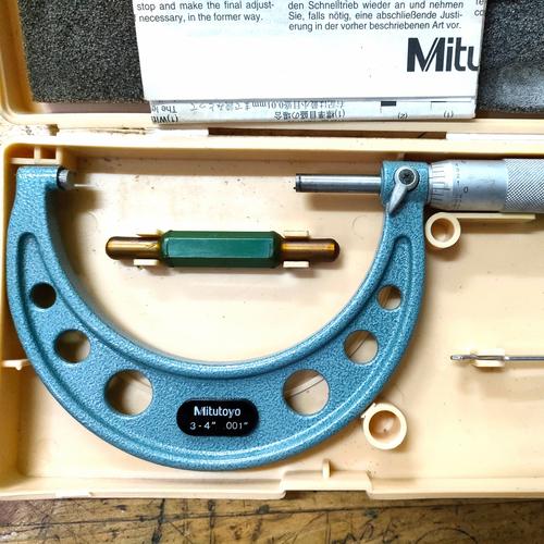 Jual MICROMETER INCHI 3"- 4" 001" TYPE 103-181 OM-5 MITUTOYO ORIGINAL - Jakarta Barat - Zifaa ...