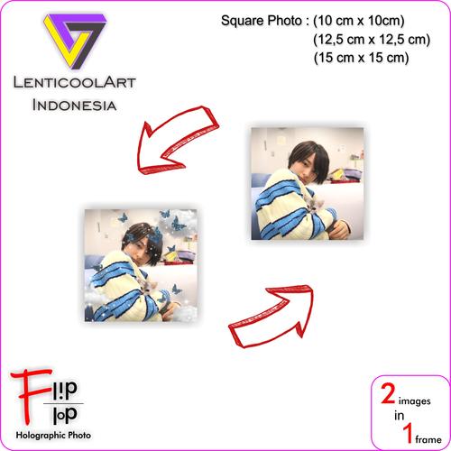 Jual Custom Lenticular Square (5cm / 10cm / 12,5 cm/ 15 cm) - M - Kab ...