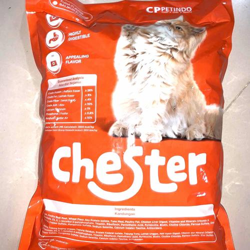 Jual cat food chester tuna repack (1kg x 10 pcs) paket 10 kg makanan ...
