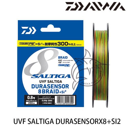 Jual Senar PE Braided Daiwa UVF Saltiga Durasensor 8Braid+Si2 200m - 0. ...