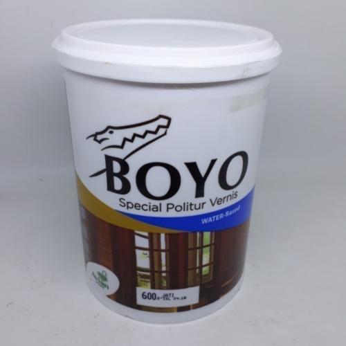 Jual Cat Politur Kayu BOYO Water Based 1 KG / Plitur Vernis Bahan Dasar ...