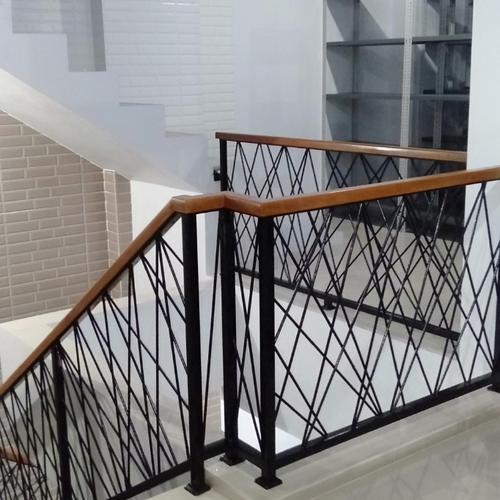 Jual railing tangga minimalis besi beton - Kota Bekasi - bengkel las ...