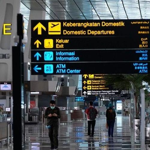 Jual sign airport stasiun nyala tanda gambar arah direktori - Kota ...