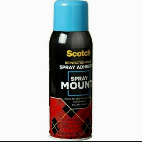 Jual 3M SPRAY MOUNT- SCOTCH REPOSITIONABLE ADHESIVE 290 GRAM - Kota ...