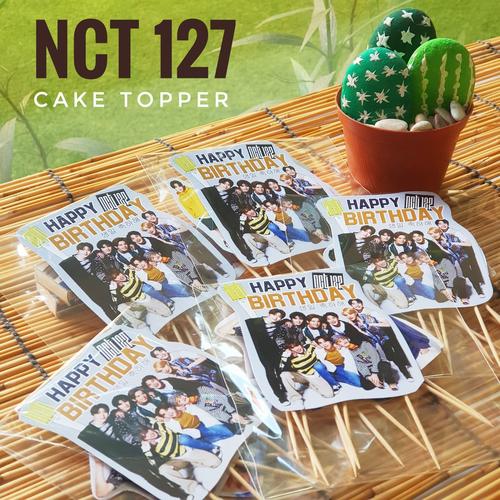 Jual NCT 127 Kpop Birthday Cake Topper 1 set isi 10 pc - Kota Surabaya ...